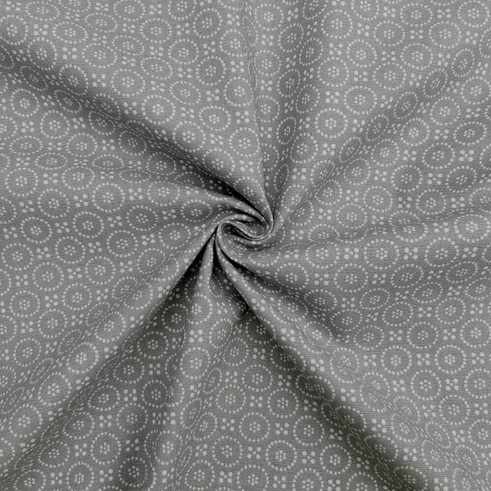 HALF PANAMA - Dolly - Grey fabric by the metre online
